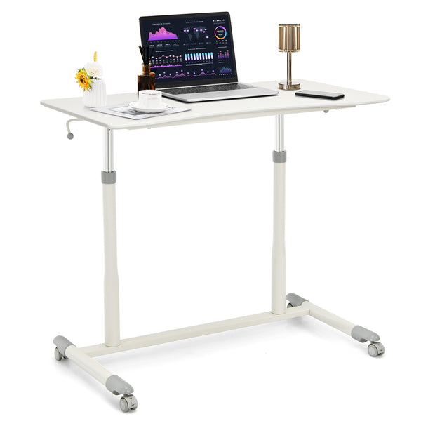 Height Adjustable Computer Desk Sit to Stand Rolling Table – Bella Home